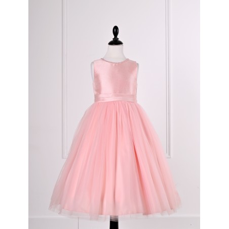 Robe rose enfant petite fille